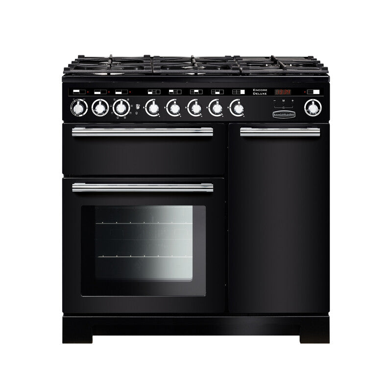 Rangemaster | EDL90DFFBL/C | Range Cooker – DB Domestic Appliances