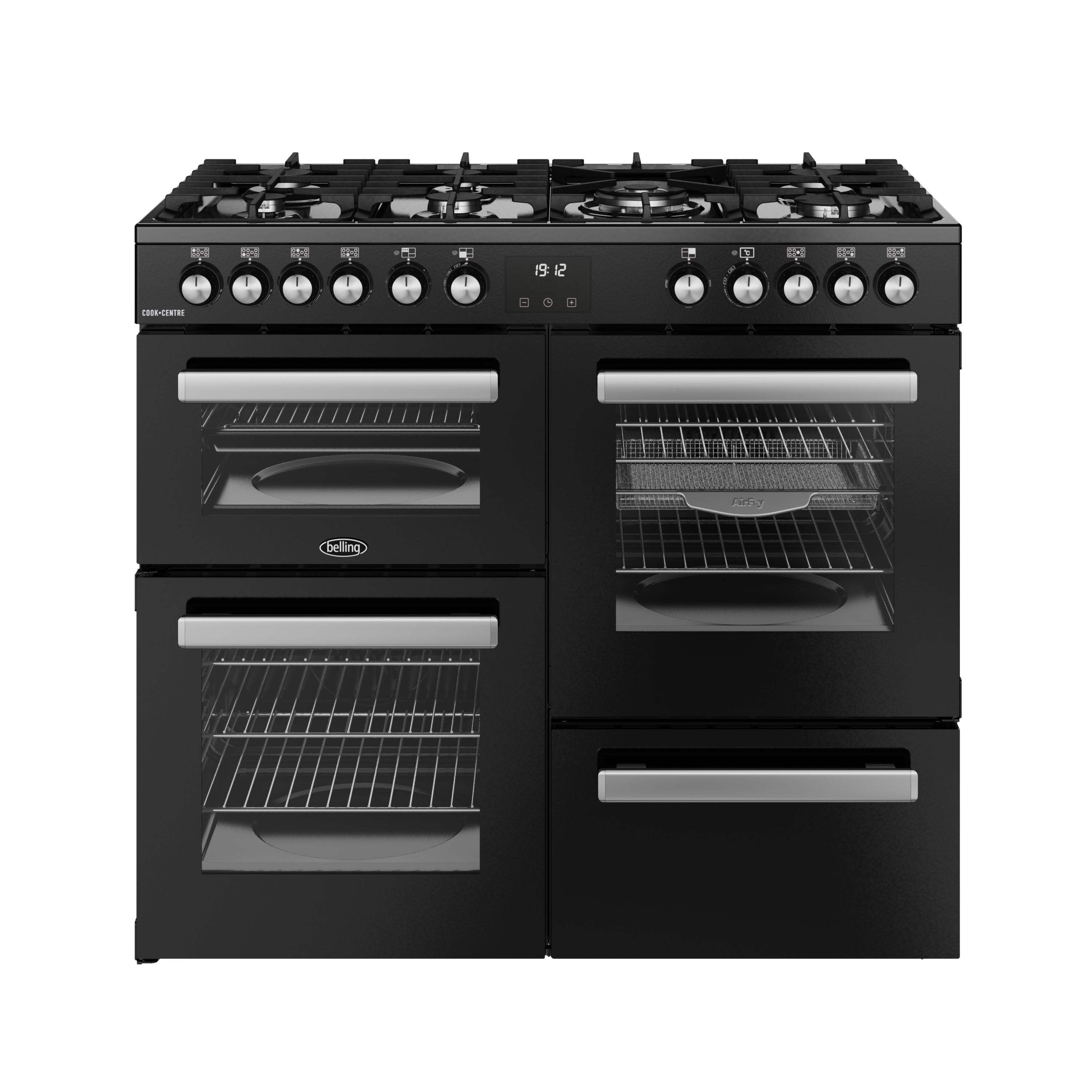 Belling RCA Cookcentre 100DF 100cm Dual Fuel Range Cooker 444411799 ...