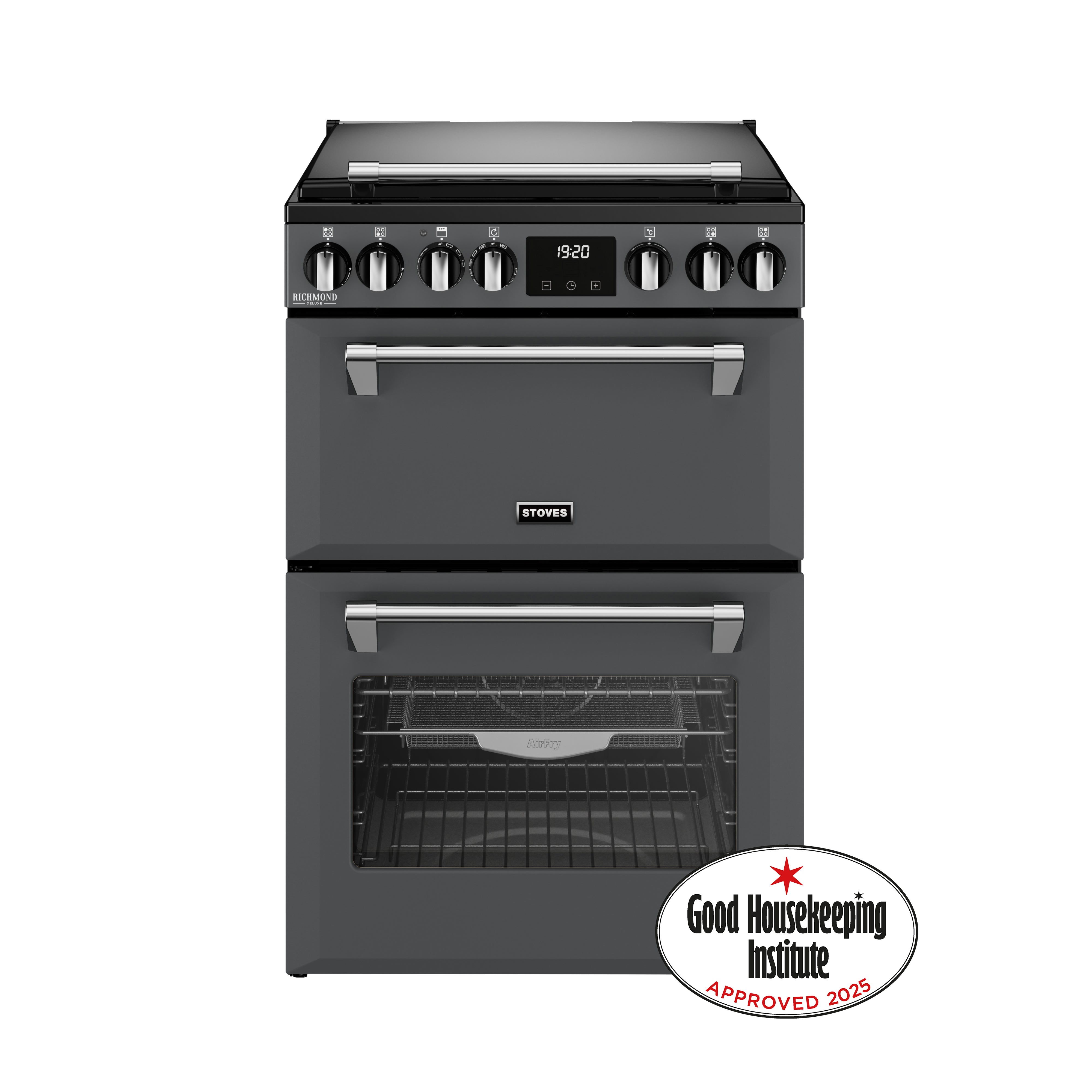 Stoves Richmond Deluxe Colour Boutique 444411843 Anthracite 60cm Frees ...