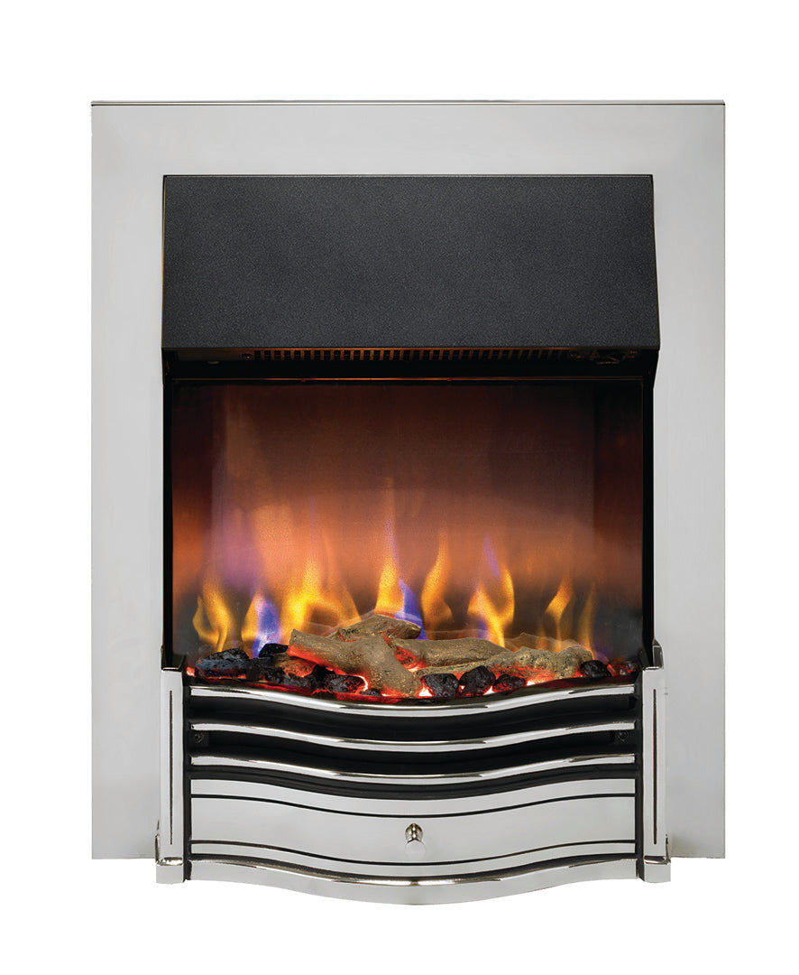 Dimplex DMF20CH Dumfries Optiflame3D Electric Inset Fire Chrome – DB ...