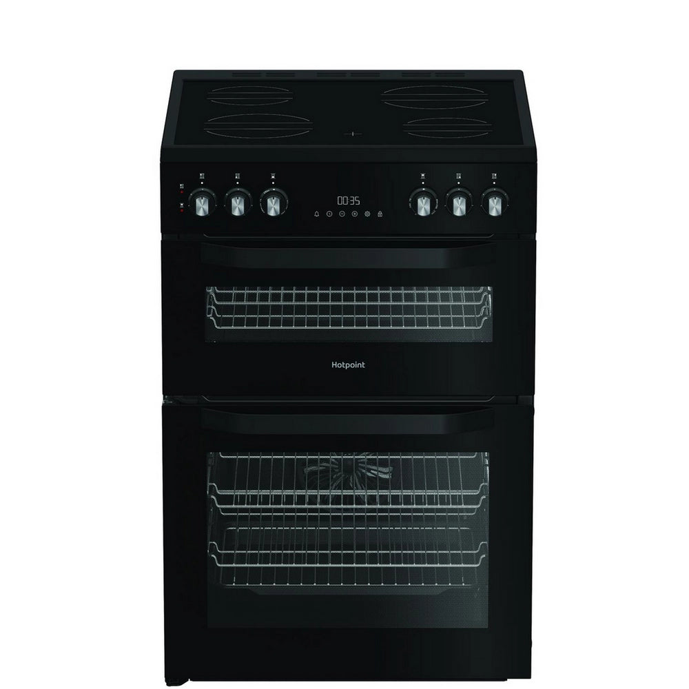 Hotpoint HDE6VDC2B1 Freestanding Ceramic Electric Cooker - Black – DB ...
