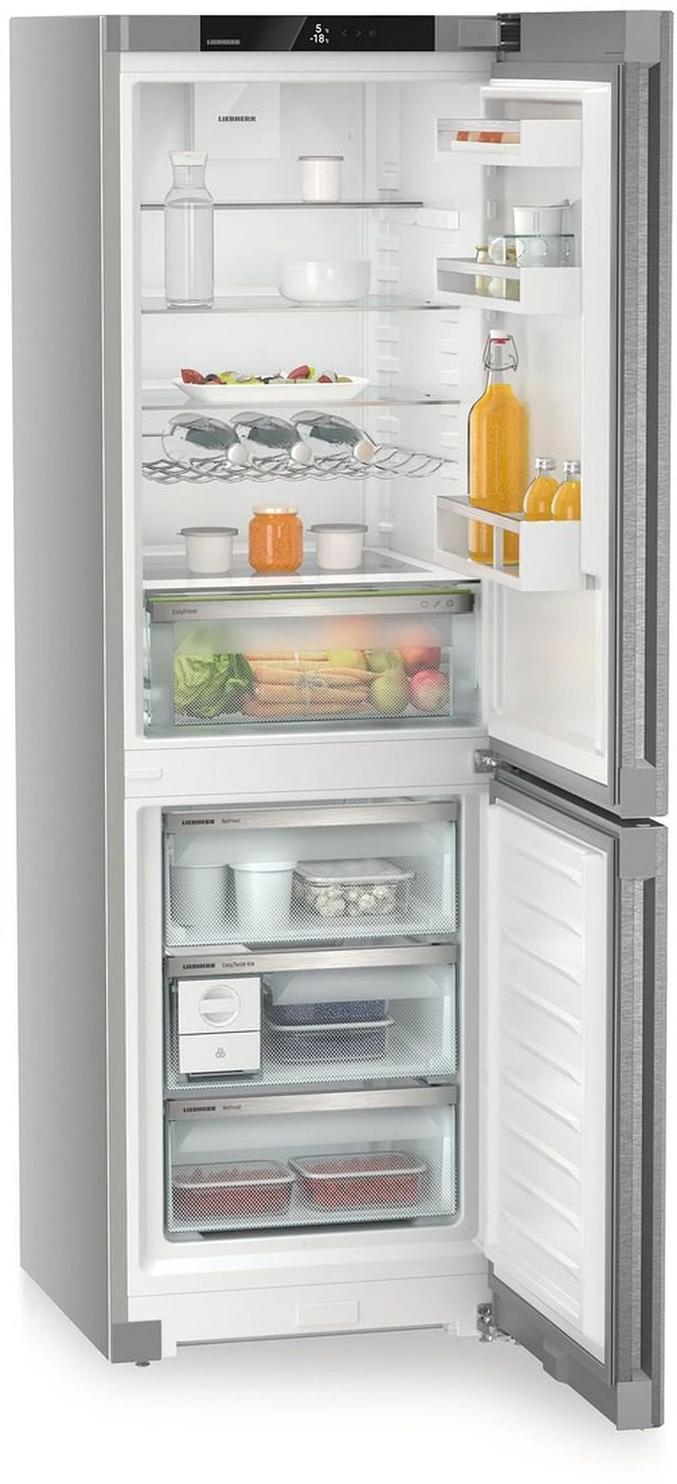 Liebherr Plus CNsdb5223 Freestanding Stainless Steel 70/30 Frost Free ...