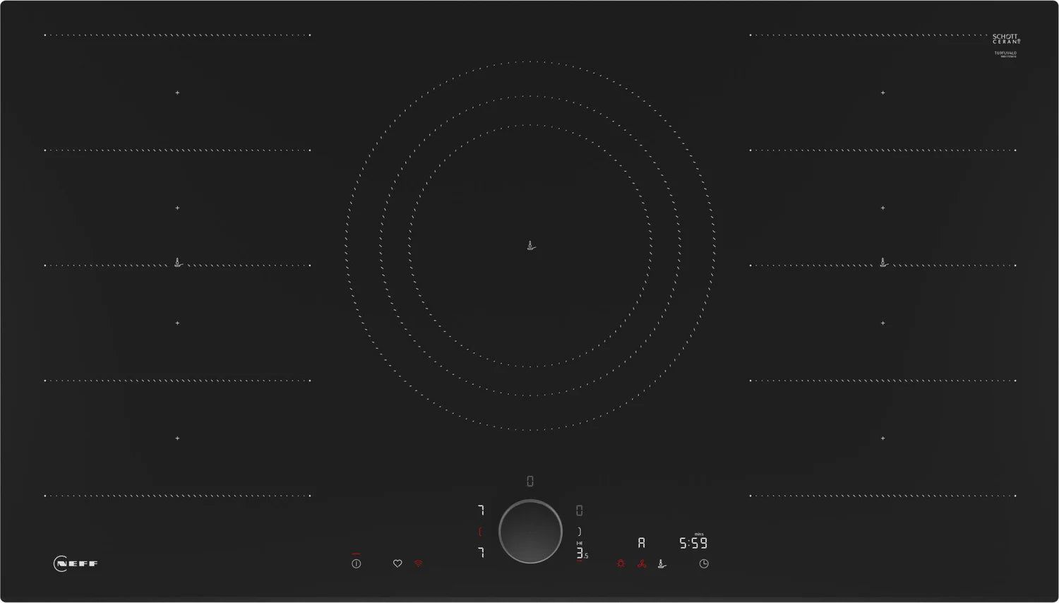 Neff N90 T69FUV4L0 90cm Black Induction Hob – DB Domestic Appliances